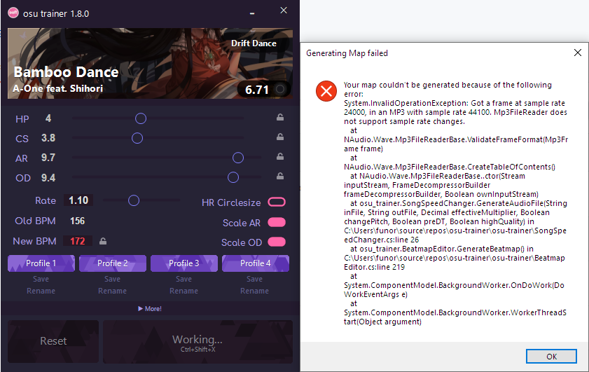 Generating Map Failed · Issue #45 · FunOrange/osu-trainer · GitHub