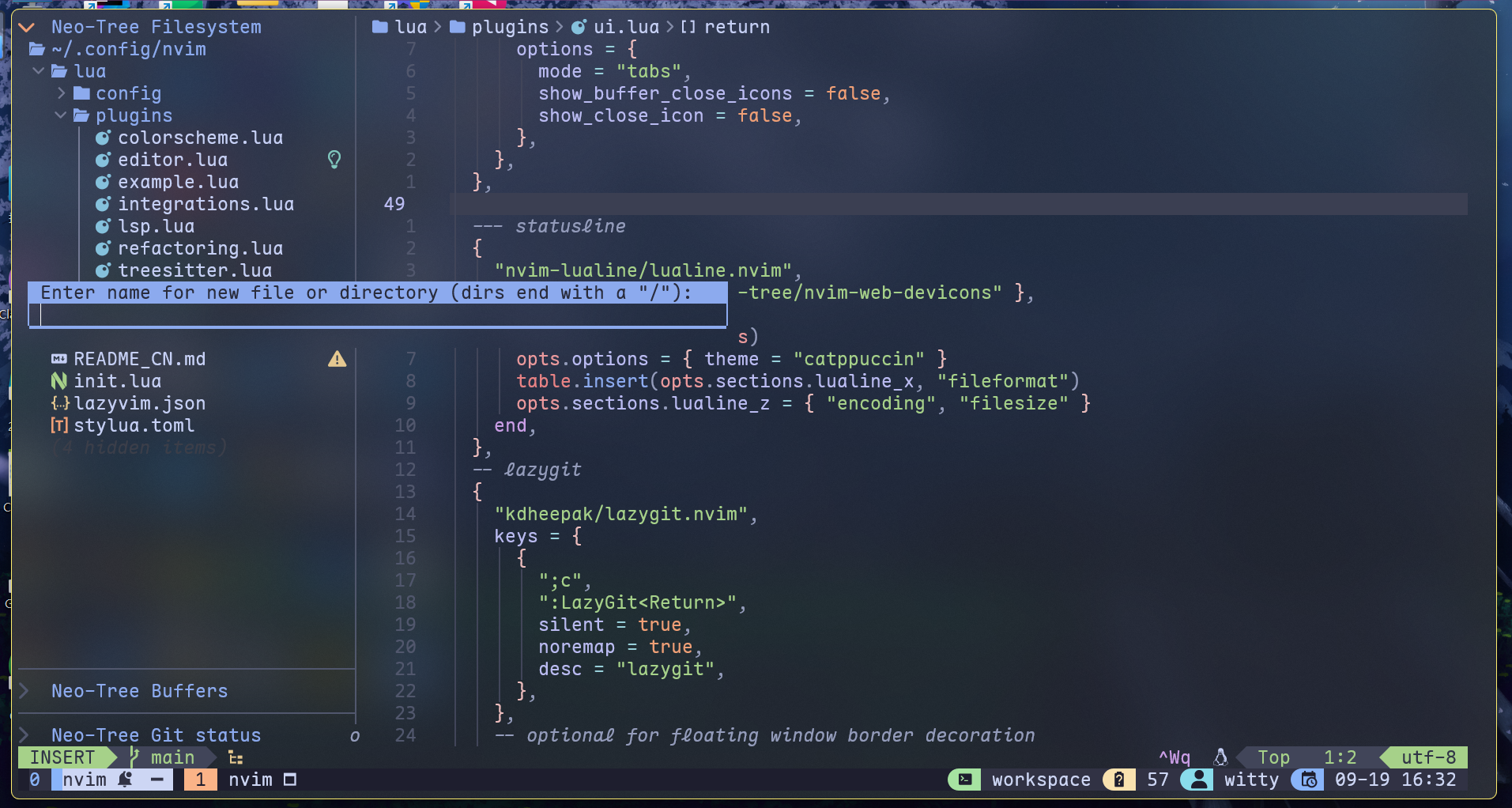 GitHub - wit-l/NeovimStarter: my neovim config files