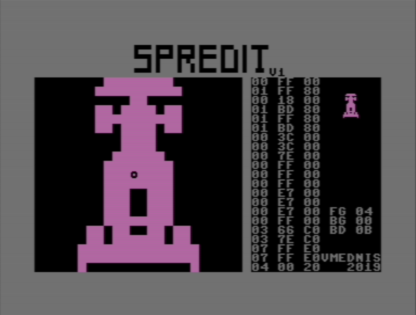 GitHub - vmednis/spredit: Sprite editor for Commodore 64