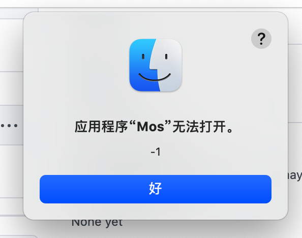 mos突然无法使用 · Issue #275 · Caldis/Mos · GitHub