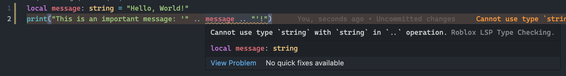 Type checking incorrectly identifies two different `string` types · Issue #119 · NightrainsRbx ...