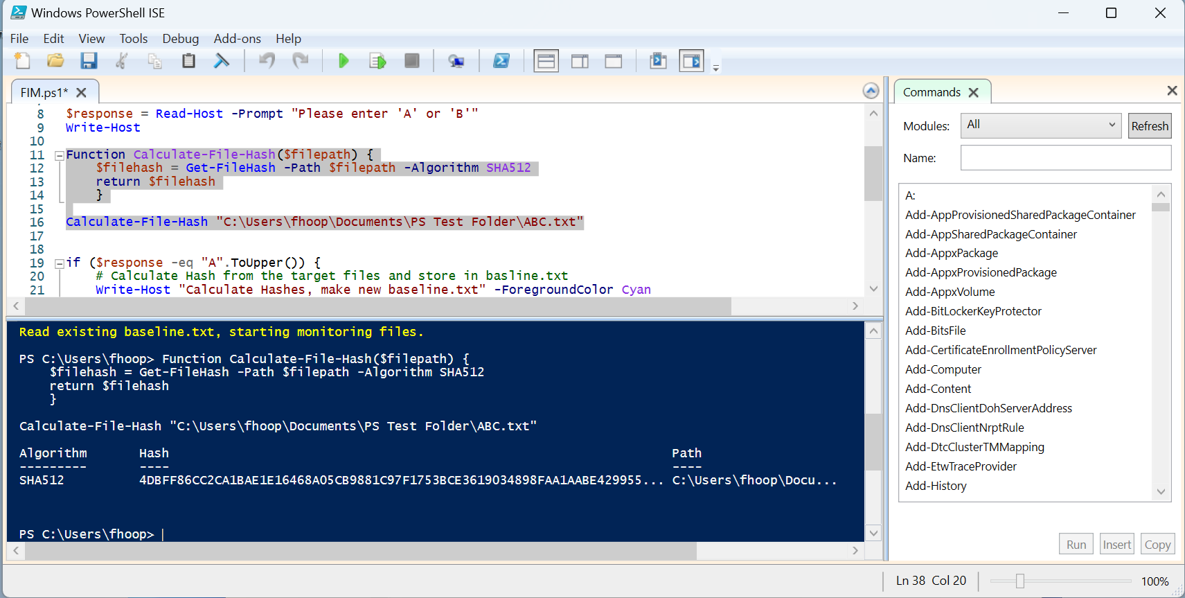 GitHub - ChrisPaige2014/FileIntegrityMonitor