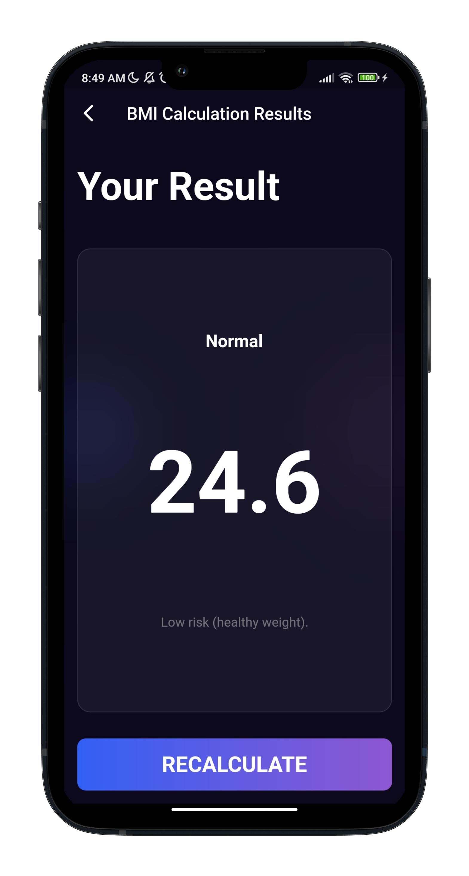 GitHub - maviswisanggeni/bmi-calculator-app: BMI App with flutter
