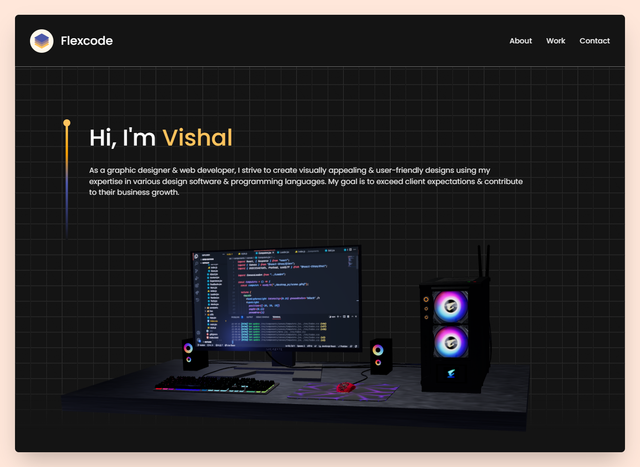 GitHub - vishal-dcode/ThreeJS-Portfolio: This is a portfolio website ...