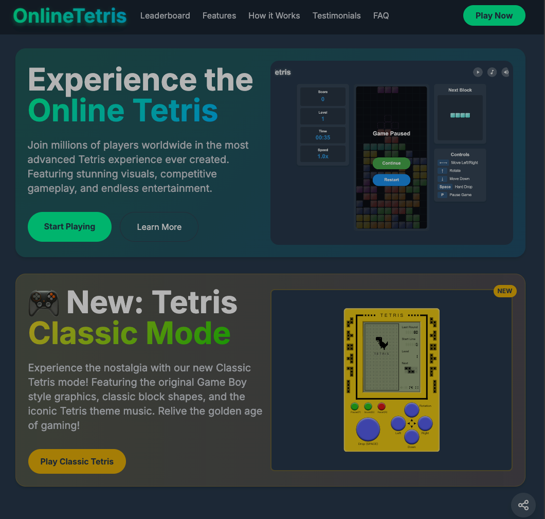 【游戏自荐】🎮 我把经典方块游戏重做了一版，加入现代风格 — 打开浏览器就能玩，无需下载 · Issue #6954 · ruanyf/weekly · GitHub