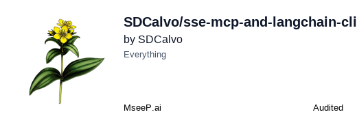 GitHub - SDCalvo/sse-mcp-and-langchain-client-example: Example project demonstrating how to ...