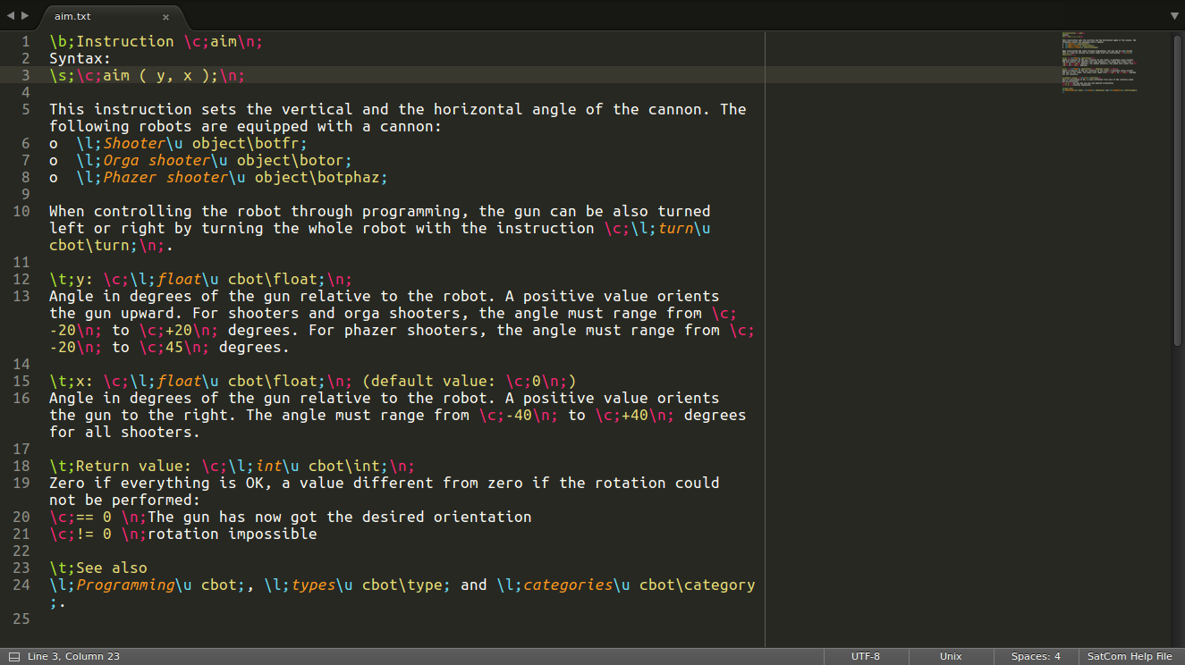 GitHub - MrSimbax/sublime-colobot-syntax: Package for Sublime Text 3 adding syntax highlighting ...