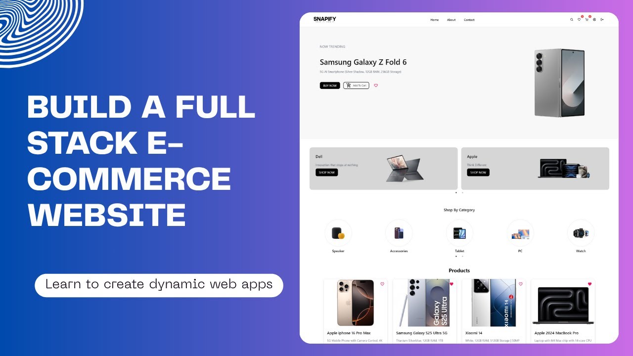 GitHub - Ayu270/Snapify: Snapify - Full Stack E-Commerce Website with Next.js , Tailwind ...