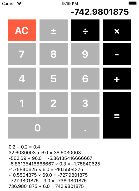 GitHub - kesara/ios-calculator: Calculator application for Apple iOS ...