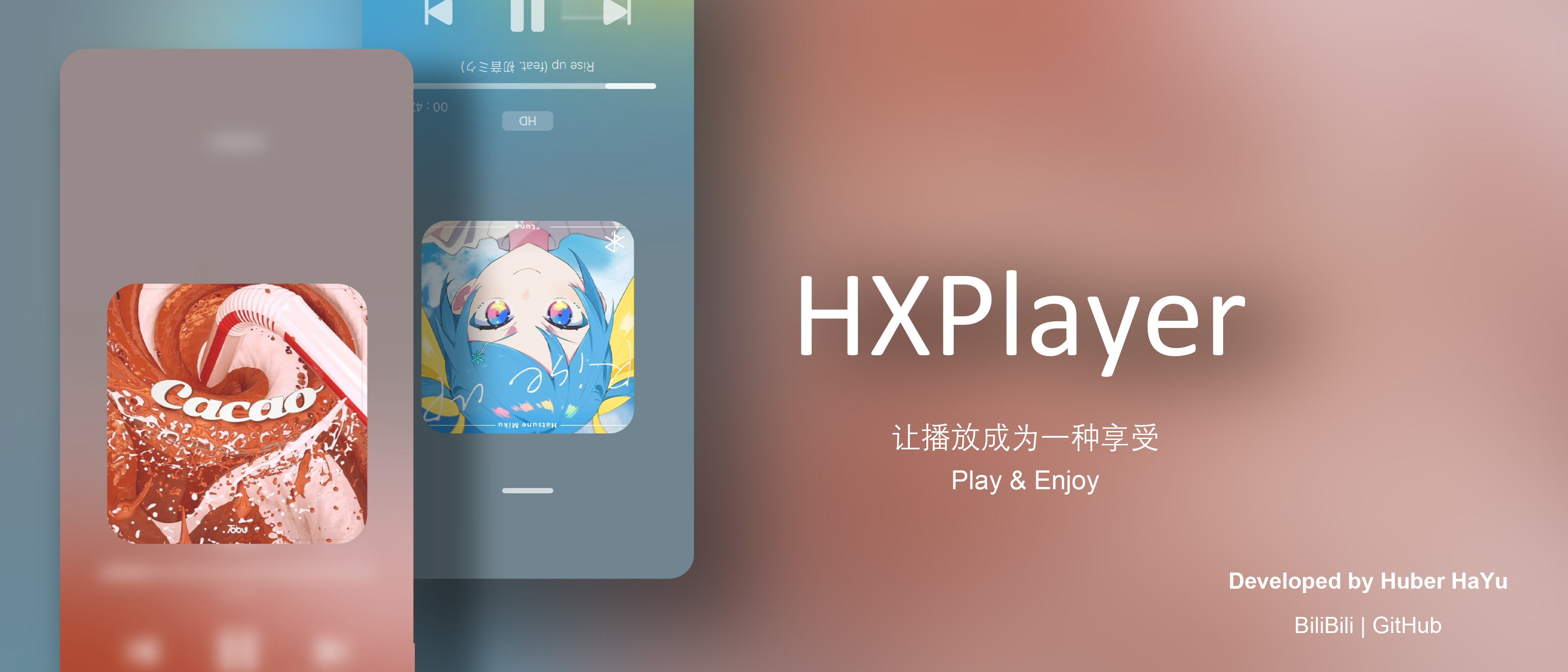 GitHub - HuberHaYu/HXPlayer: Perfect local MusicPlayer! | 超棒的本地音乐播放器！
