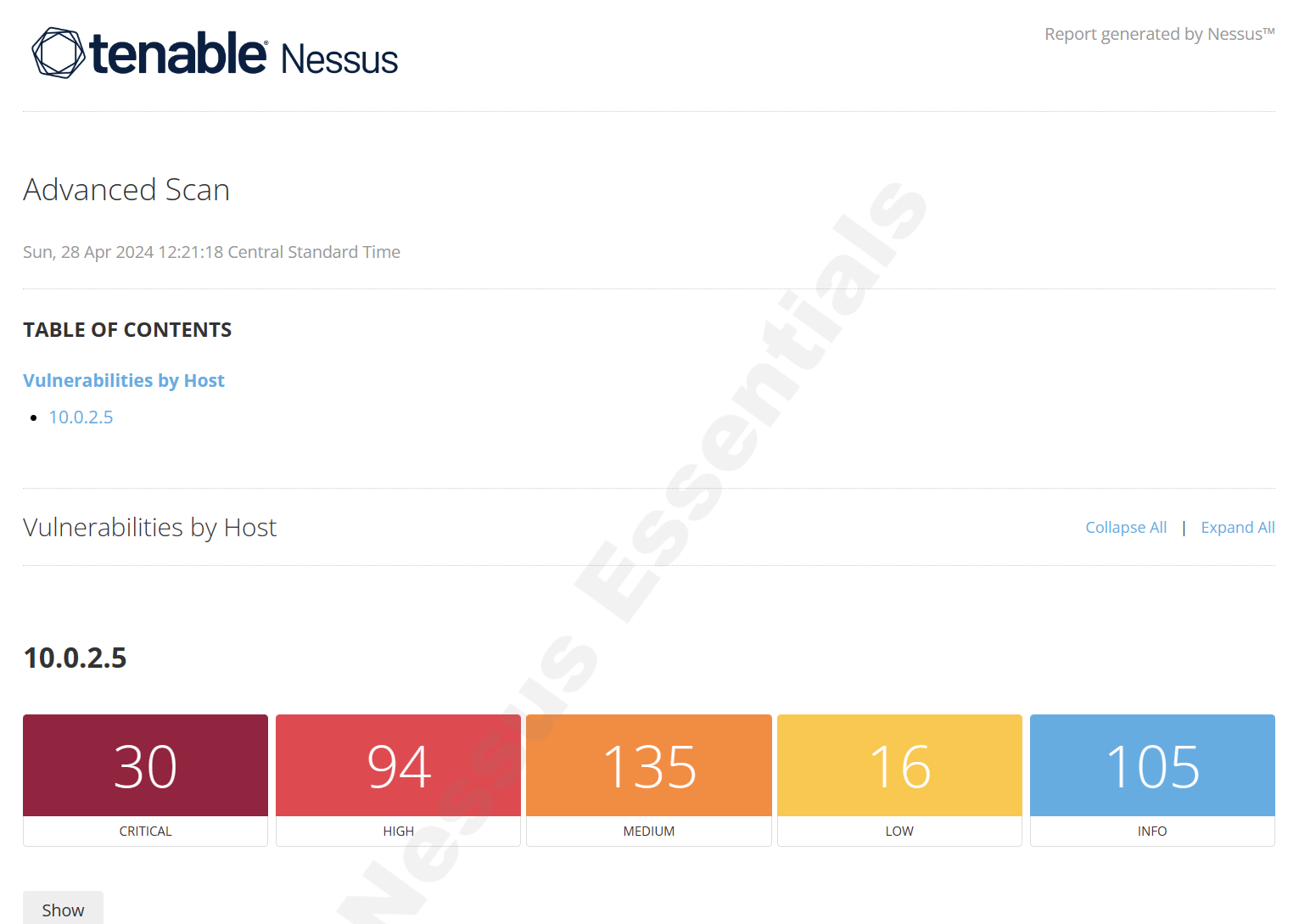 GitHub - Hasnake84/Tenable-Nessus-Metasploitable