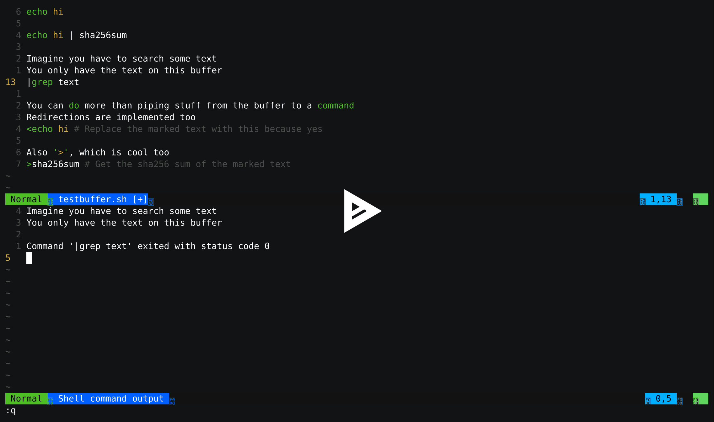 GitHub - Bowuigi/acme-nvim: Keyboard oriented Acme style editing for Neovim