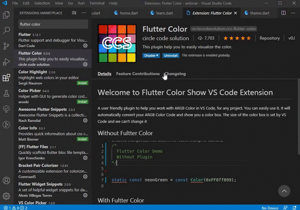 GitHub - neodisk17/vscode-ext-flutter-color-viewer: This project help ...