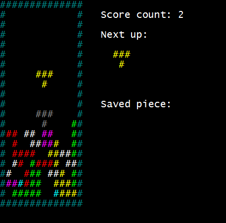 GitHub - vmcall/tetris: Tetris (ASCII) in c++17