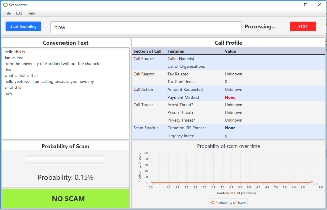 GitHub - pulkitkalra/ScamCallDetection: Detecting scams, one line at a time