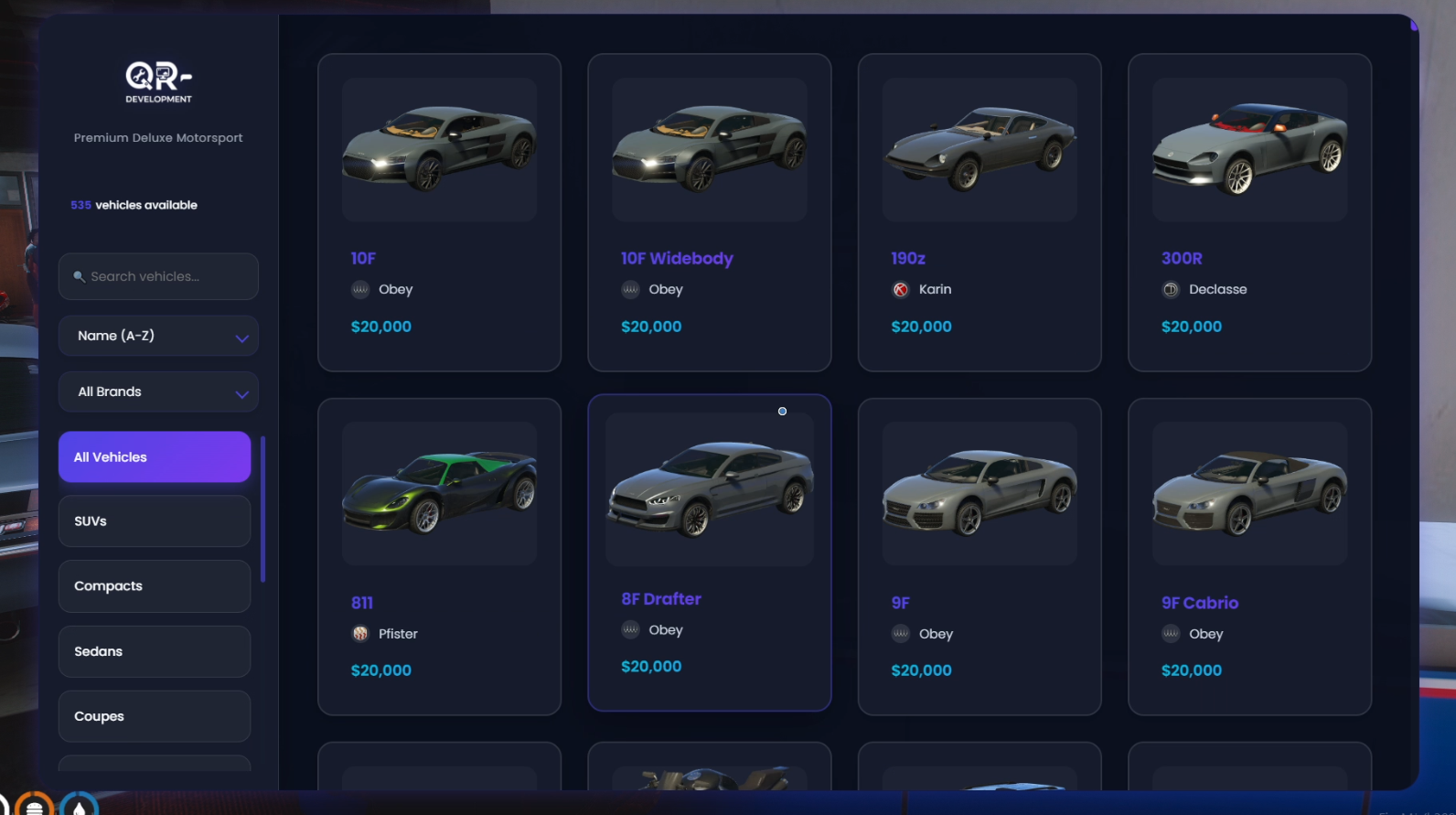 GitHub - QRDevelopment/qr-vehicleshop: a FiveM vehicle shop script for QBCore, developed by QR ...