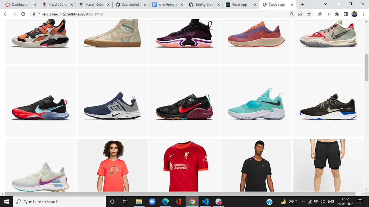 GitHub - Sudhanshu894/nike-clone-project-: Nike Clone Website, An Online Store For Clothing, And ...