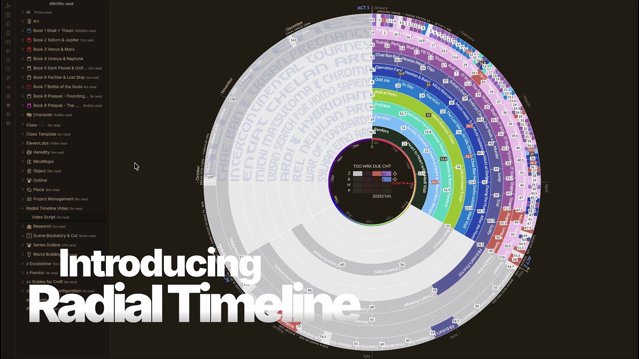 GitHub - EricRhysTaylor/Radial-Timeline: Radial Timeline for Obsidian Longform Fiction Writing ...