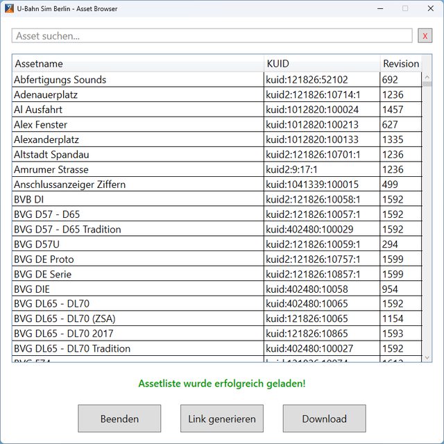 Github David Mustaang Ubsb Assetbrowser Ein Programm Um Manuell Nach