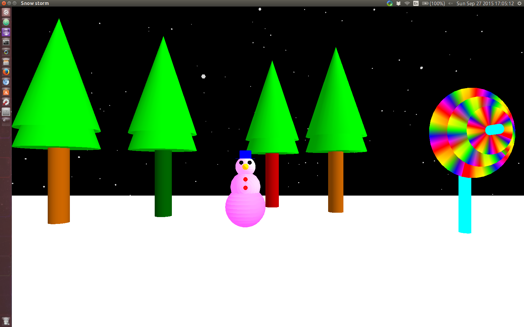 GitHub - brlopes/OPENGL_snowstorm: GLUT library exercise, 3D world on ...