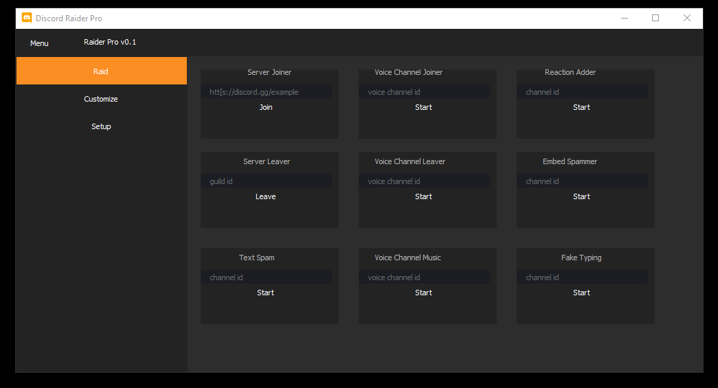 GitHub - NightfallGT/Discord-Raider-Pro: Raid tool for Discord