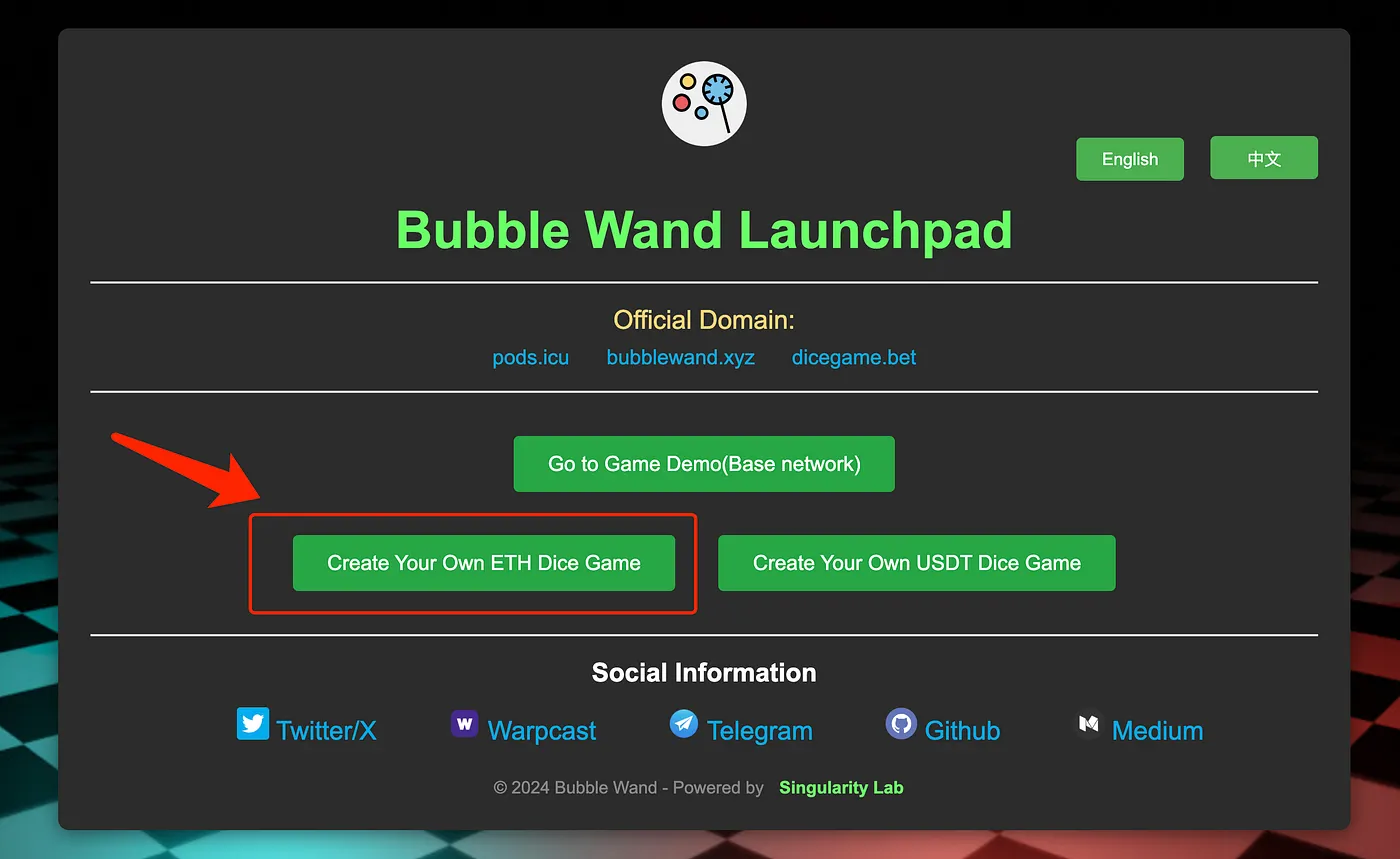 GitHub - 0x404CTO/bubblewand: Bubble Wand Launchpad allows you to easily create your own Web3 ...
