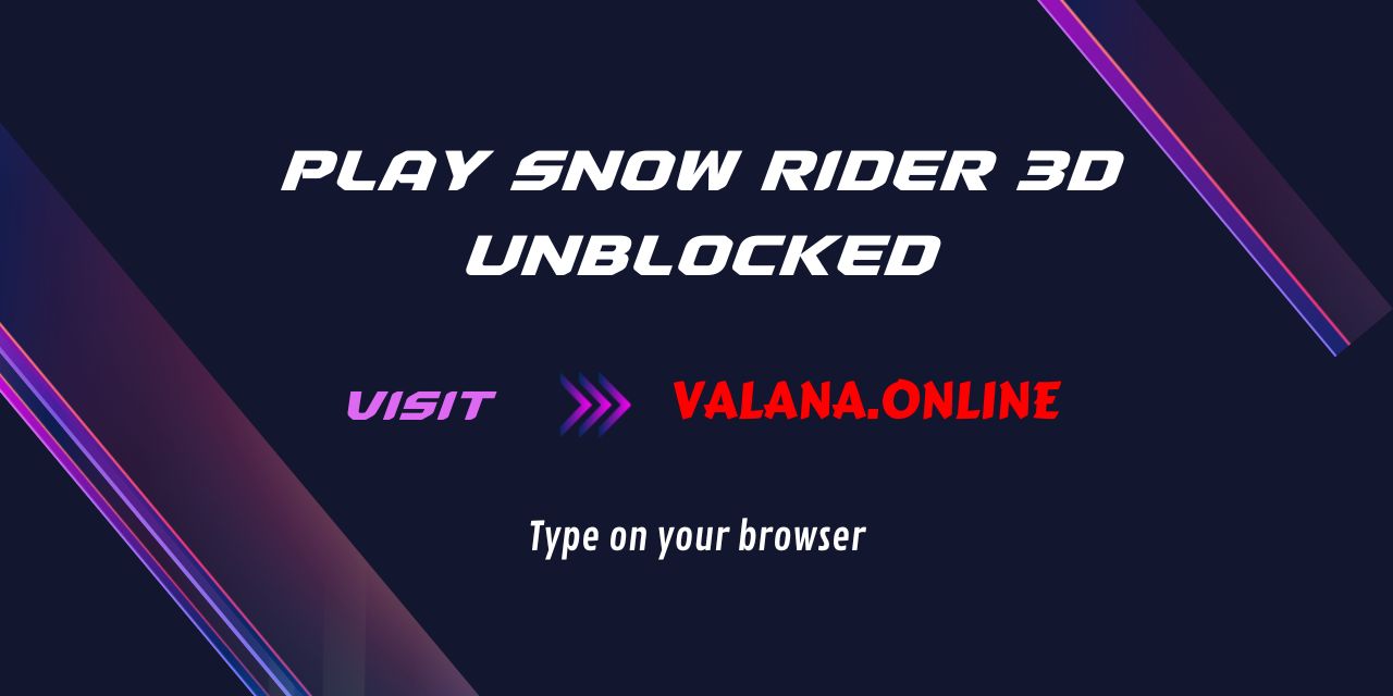 GitHub - anscotte/Snow-Rider-3D-Unlocked: Play Snow Rider 3D Unblocked today. Rush and type the ...