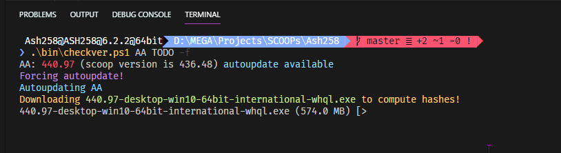 autoupdate conditionally broken with pwsh core 6 · Issue #3717 · ScoopInstaller/Scoop · GitHub
