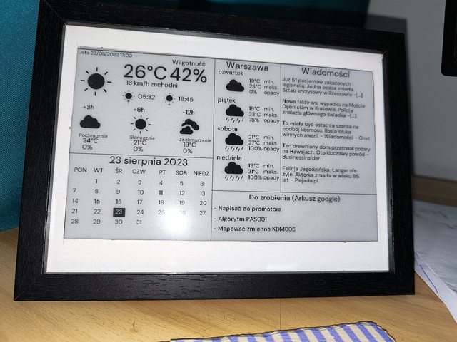 GitHub - mizticer/E-Paper-Weather-Display: Dashboard for Raspberry Pi ...