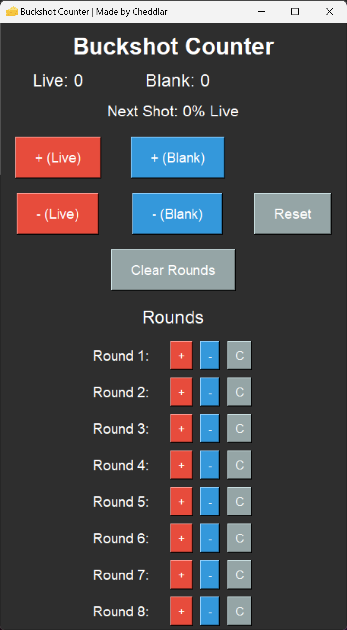 GitHub - Cheddlar/BuckshotCounter: Simple set of Desktop, Android and ...
