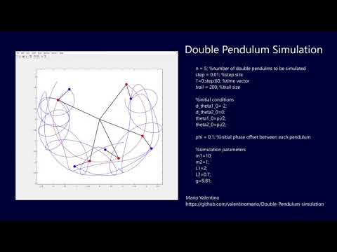 GitHub - valentinomario/Double-Pendulum-simulation: A Matlab/Simulink ...