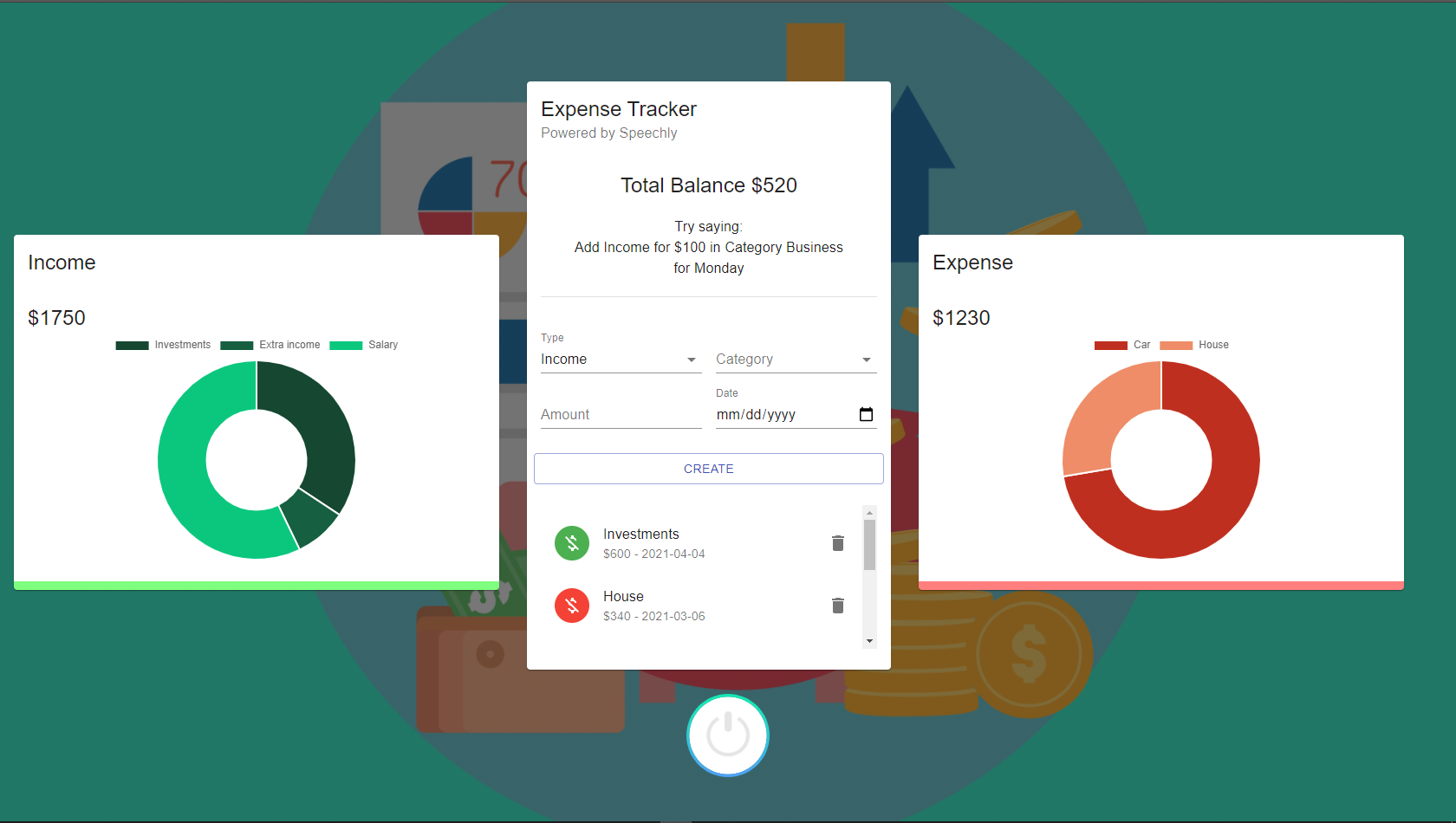 GitHub - HristijanGjorgjioski/expense-tracker: Expense Tracker app with ...