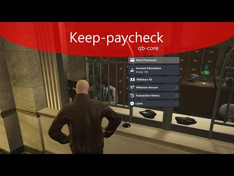 GitHub - swkeep/keep-paycheck: Qbcore and ESX alternative paycheck system