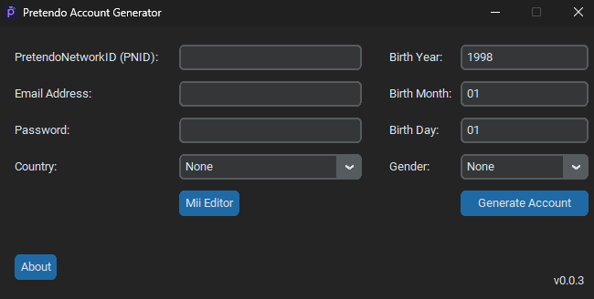 GitHub - TheCraZyDuDee/Pretendo-Account-Generator: Generator written in Python to create a valid ...