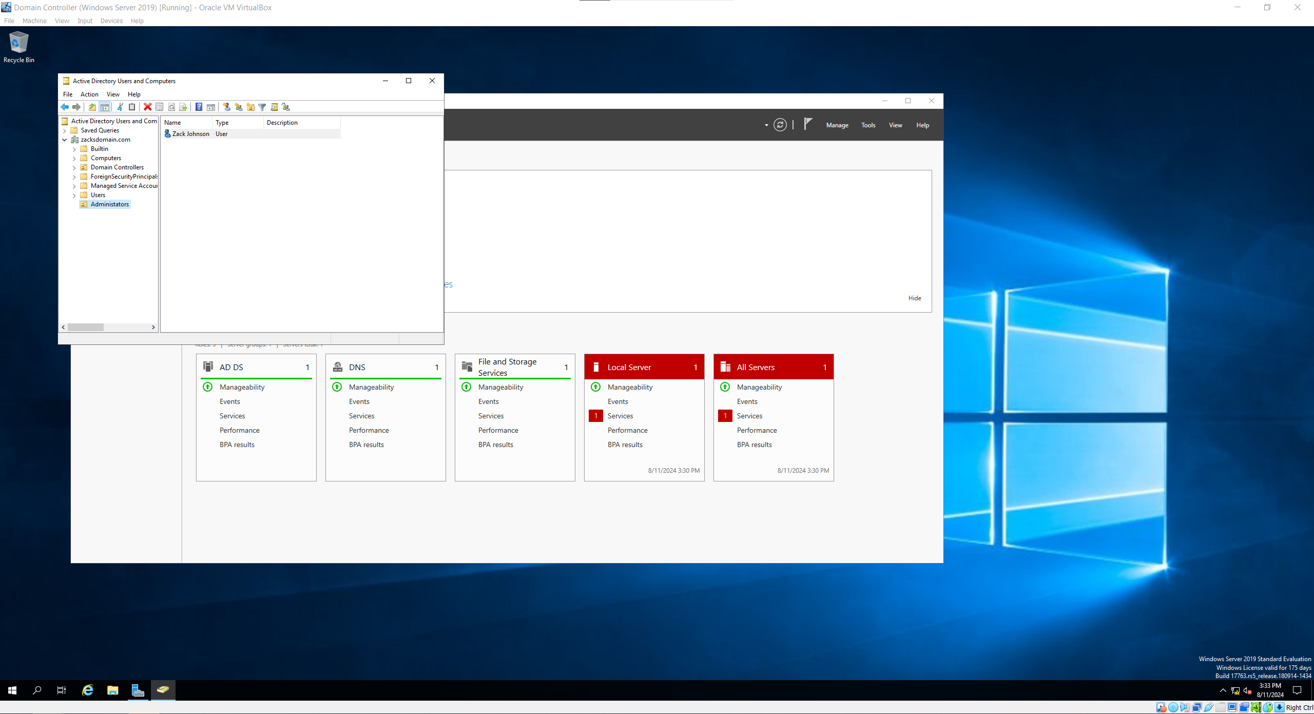 GitHub - Zack-John/active-directory-homelab: Active Directory lab meant to simulate an ...