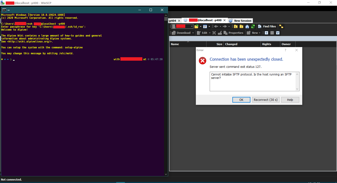 Alpine WSL2 Init (15) ERROR: Failed to translate system environment path · Issue #5216 ...
