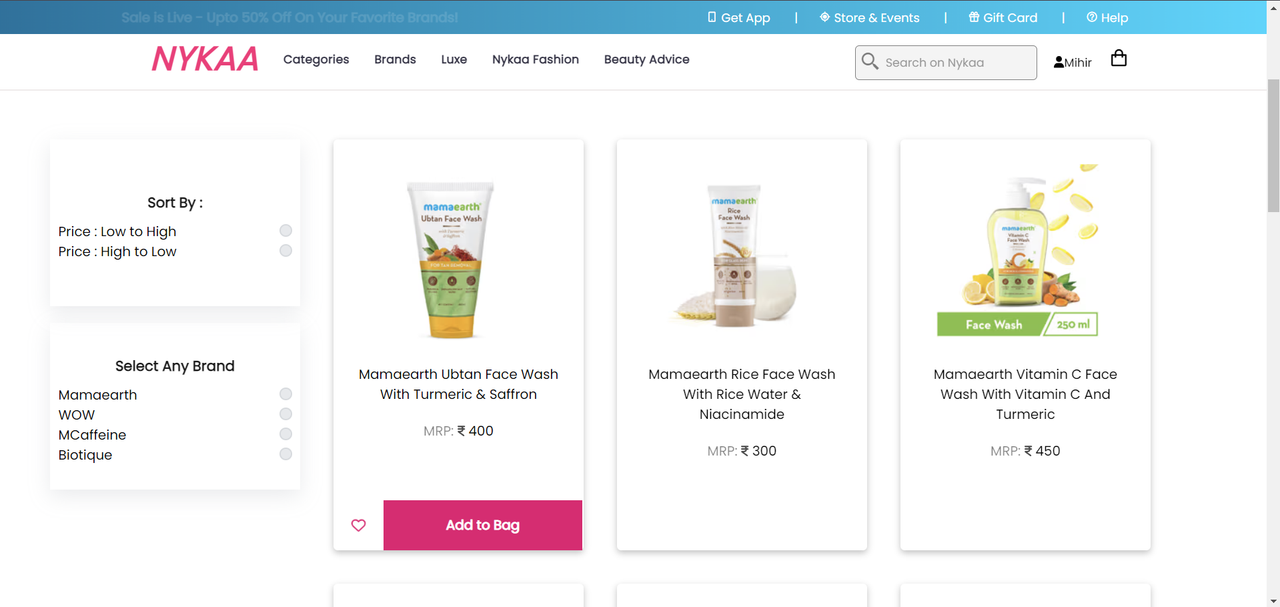 GitHub - mihirdas77/Nykaa-Clone-React: Nykaa Clone Nykaa Clone is a web application inspired by ...