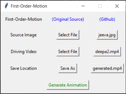 GitHub - FongYoong/first-order-motion-windows-gui: A simple GUI for the ...