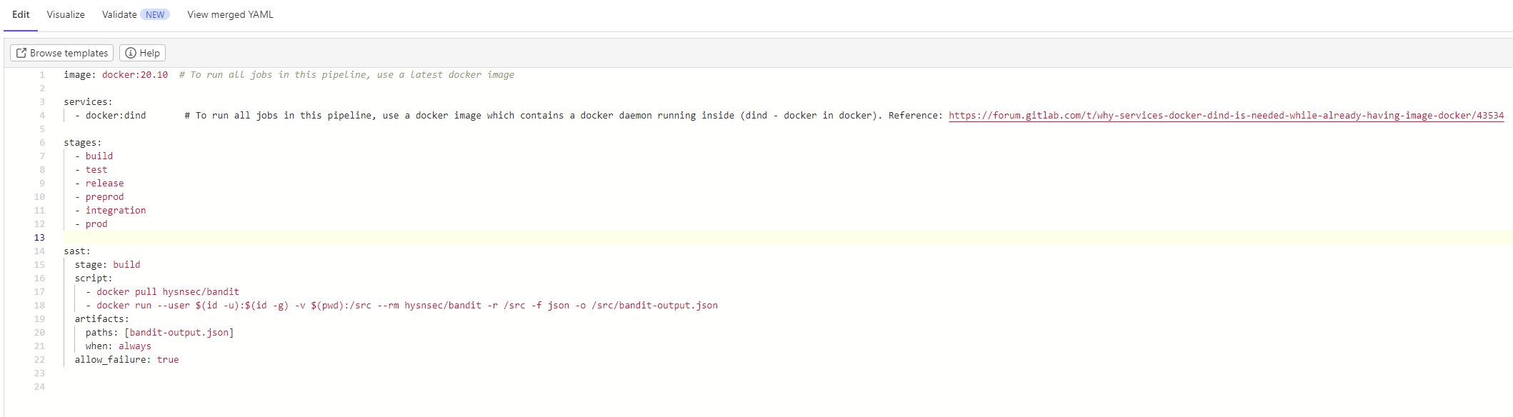 GitHub - kevonne-allen/SAST-using-Bandit-and-in-GitLab
