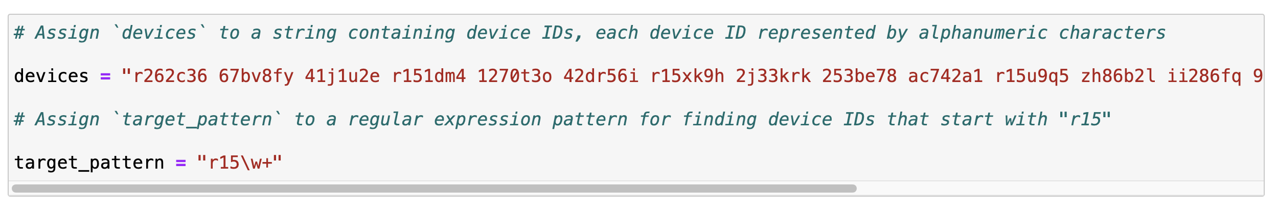 GitHub - eportillo3/expressions-for-patterns: In this lab, you'll write regular expressions to ...