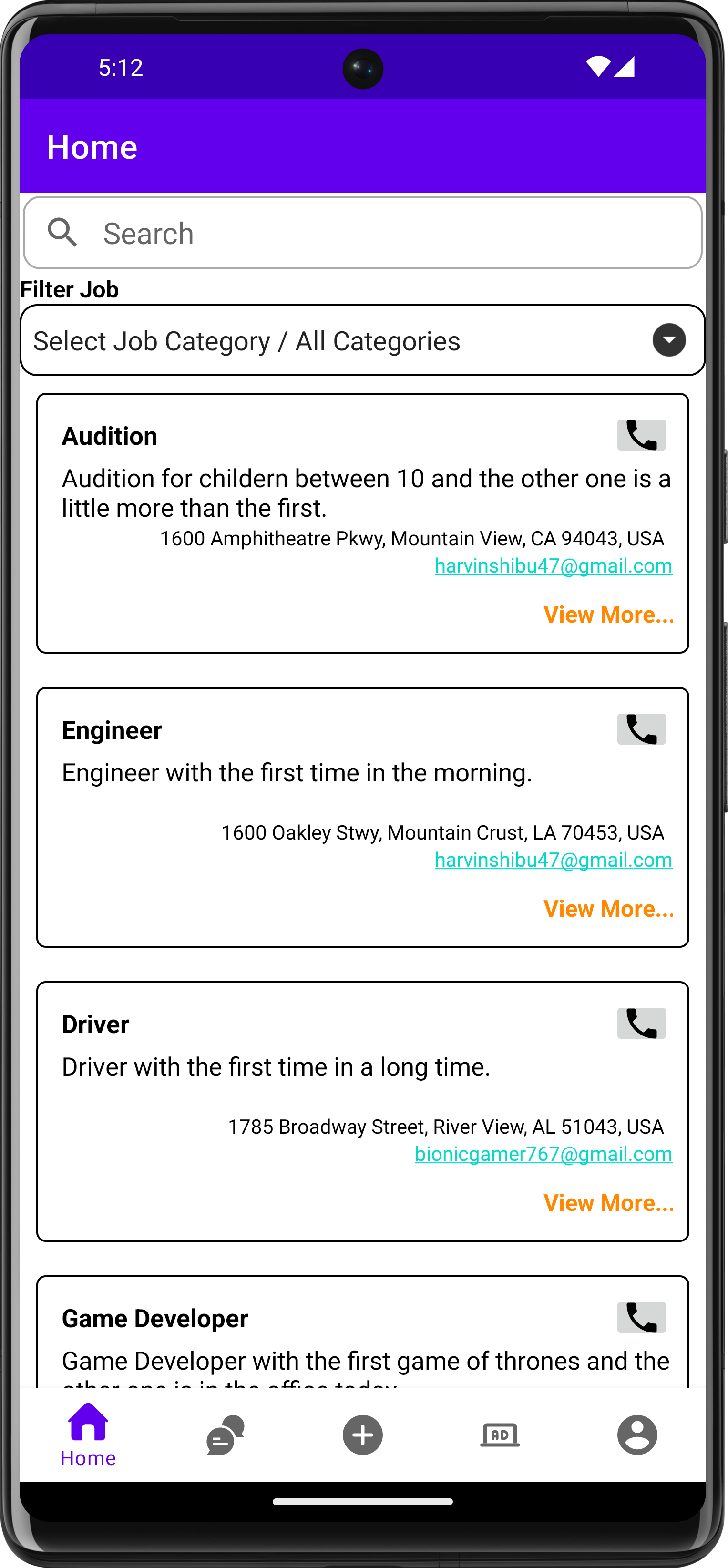 GitHub - harvinshibu/JobStack-Android-App: A Job Portal Android Application
