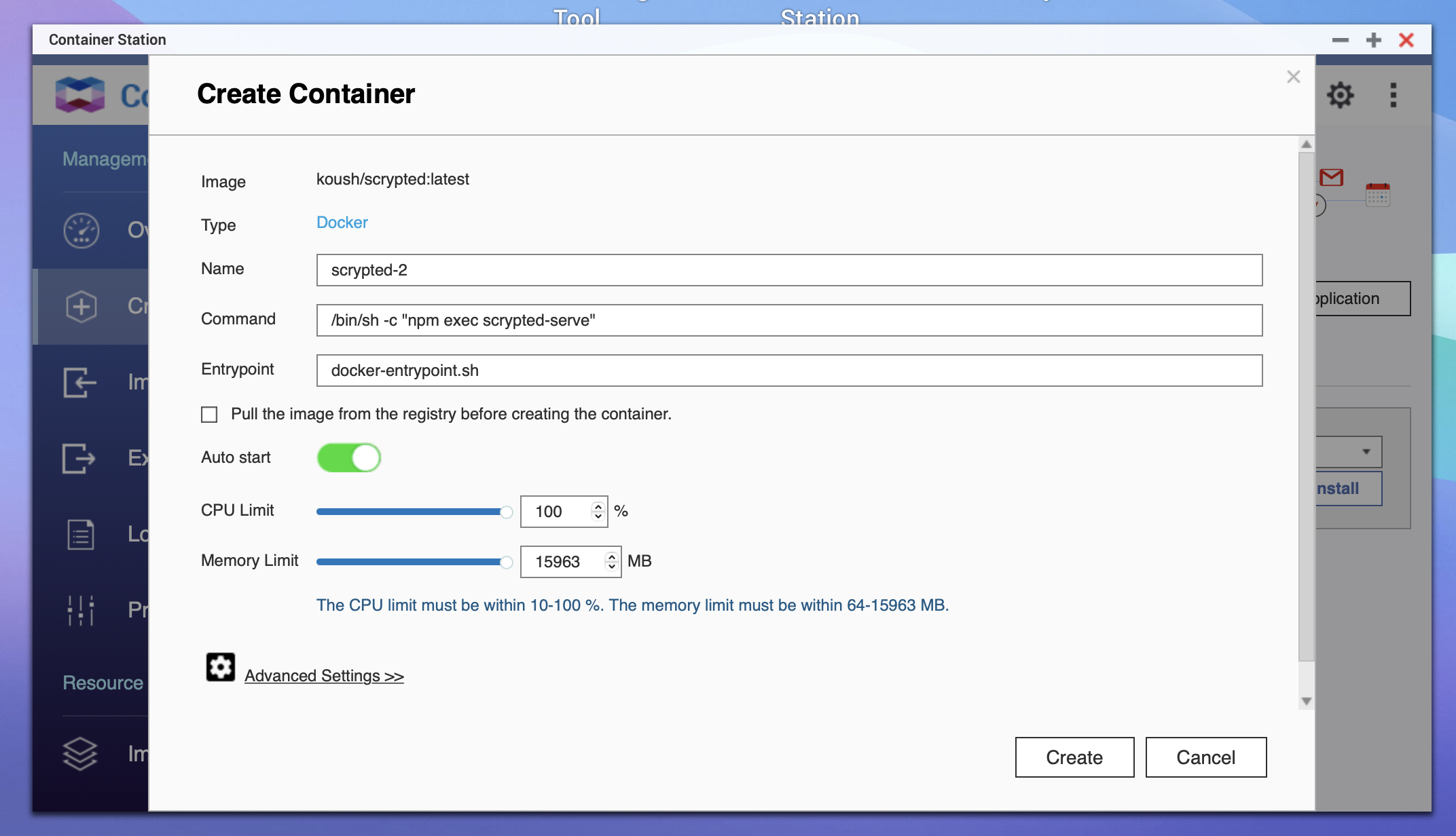 Installation: Docker QNAP NAS · koush/scrypted Wiki · GitHub Installation: Docker QNAP NAS · koush/scrypted Wiki · GitHub