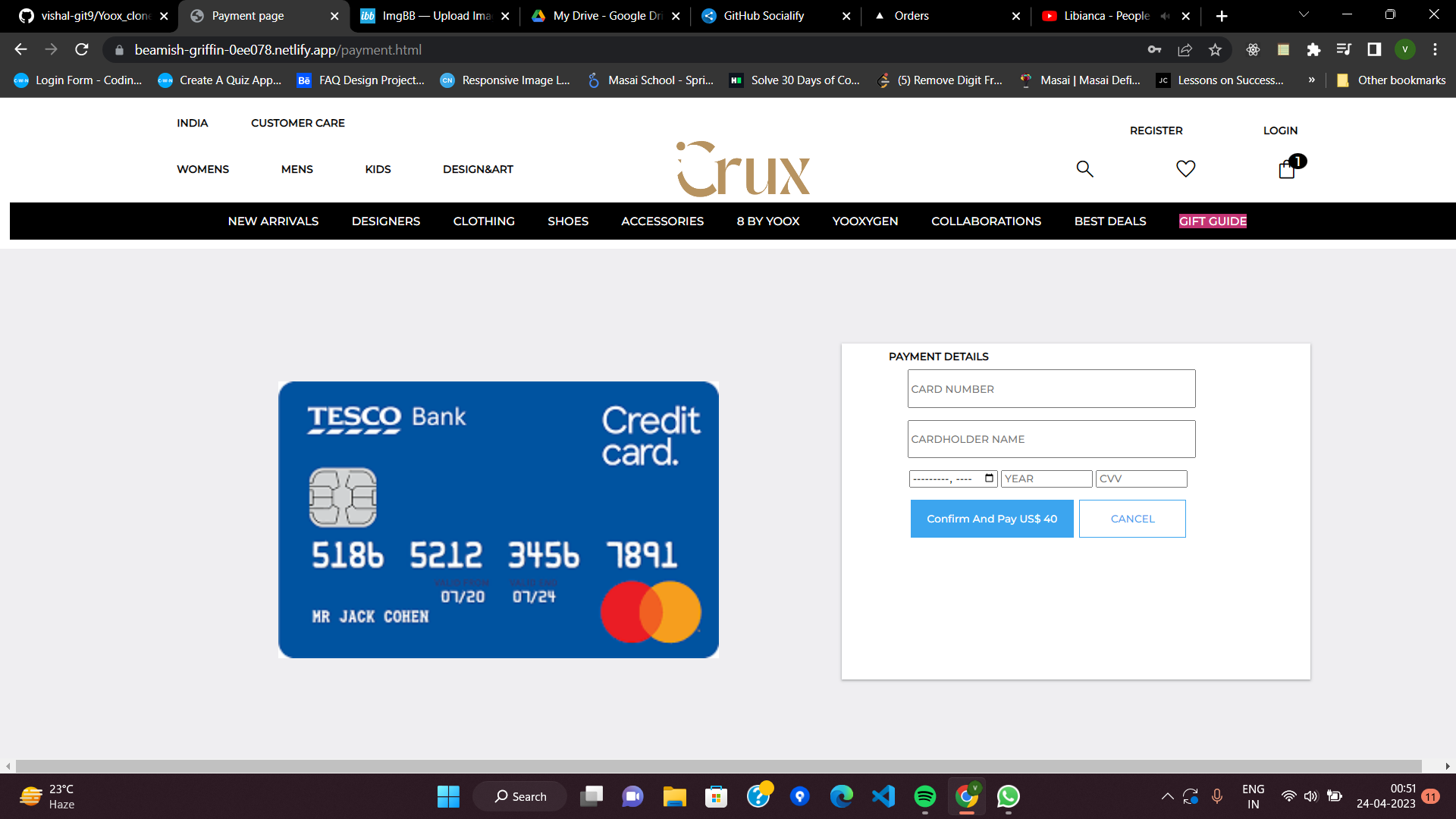 GitHub - vishal-git9/Yoox_clone: YOOX is an online retailer of designer ...