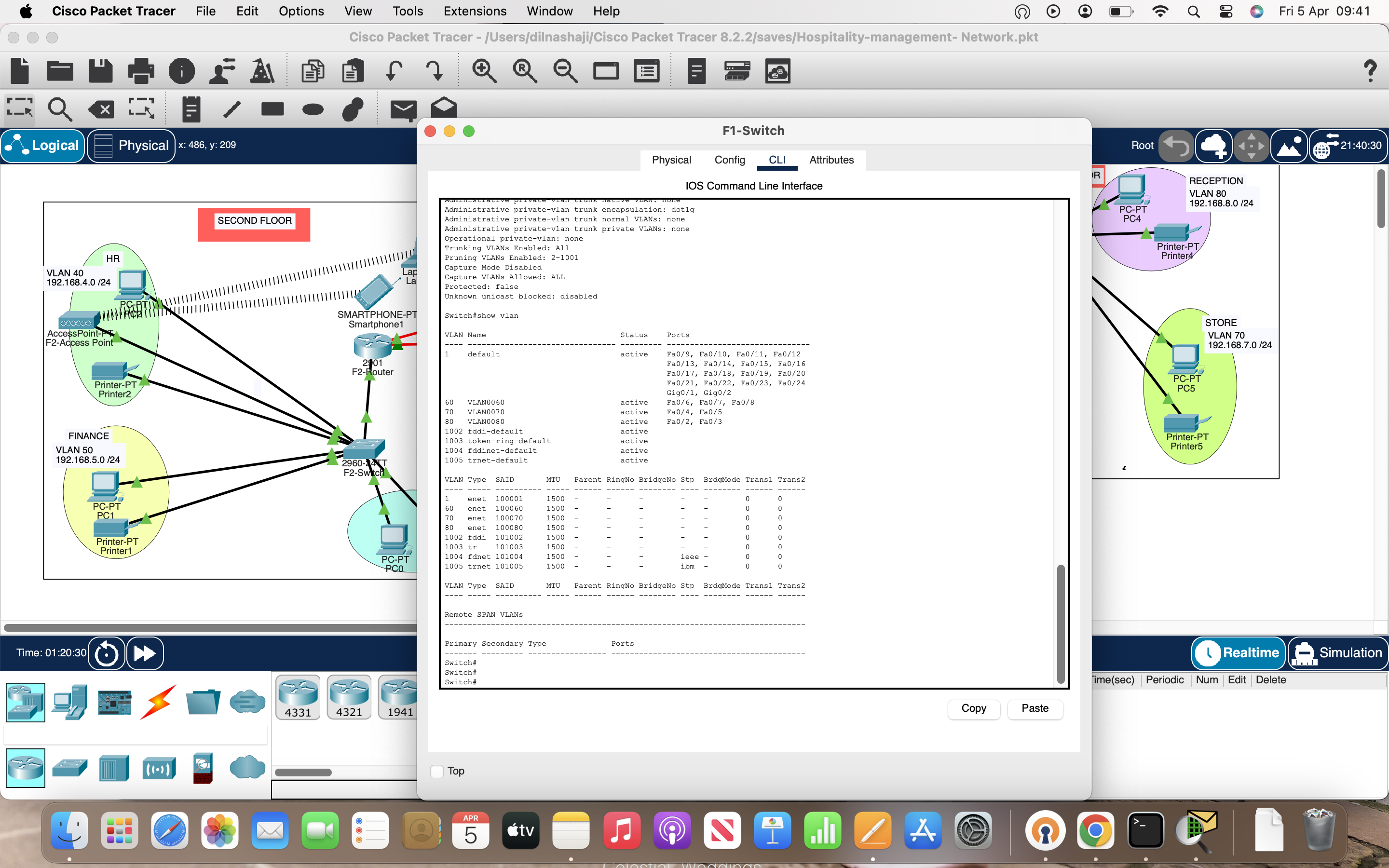 GitHub - DilnaShaji/Hospitality-Management-Network-Design: Network project using CISCO PACKET TRACER