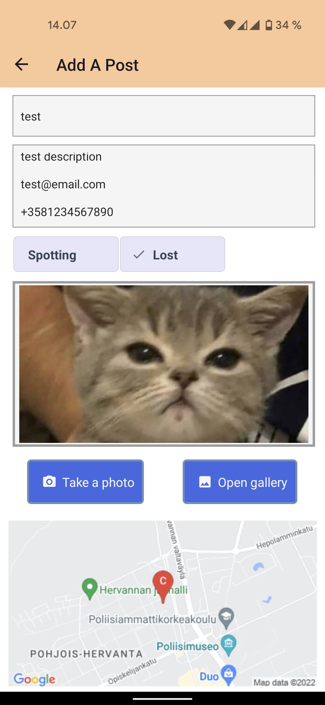 GitHub - shamsch/lost-pet-spotter: A react native app for finding lost pet.