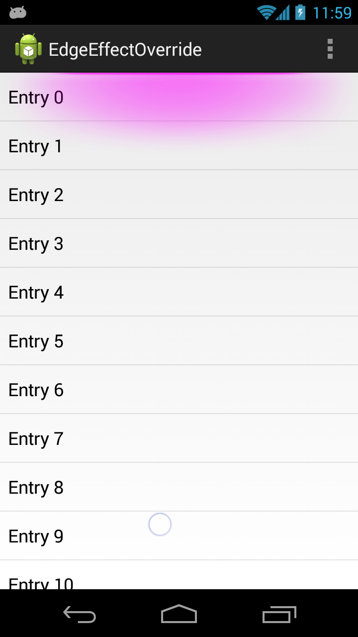 GitHub - slightfoot/android-edge-effect-override: Android Edge Effect ...