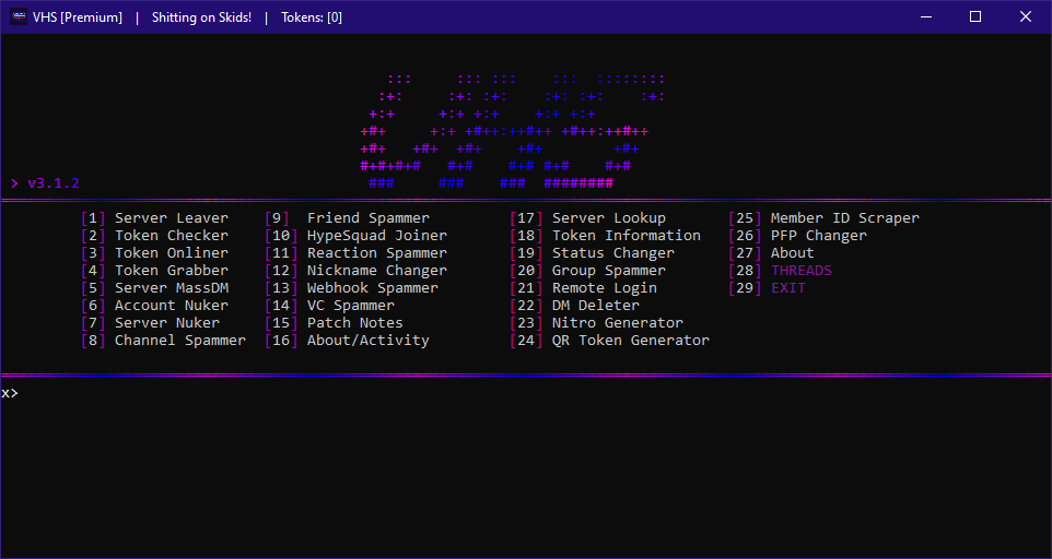 GitHub - WiiZARDD/VHS: VHS is an open-source Discord Multi-tool.