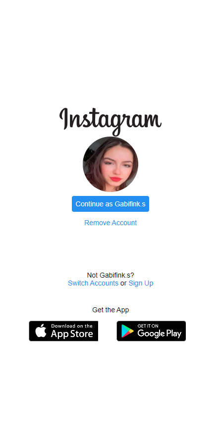 GitHub - Gabifinks/Instagram-Login-Page