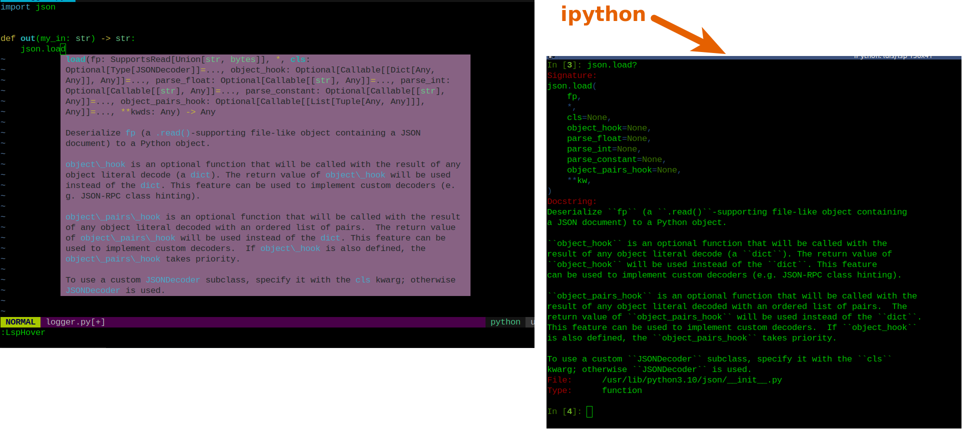 `:LspHover` in Vim9 with lsp and python-lsp-server renders ugly formatting · Issue #562 · python ...