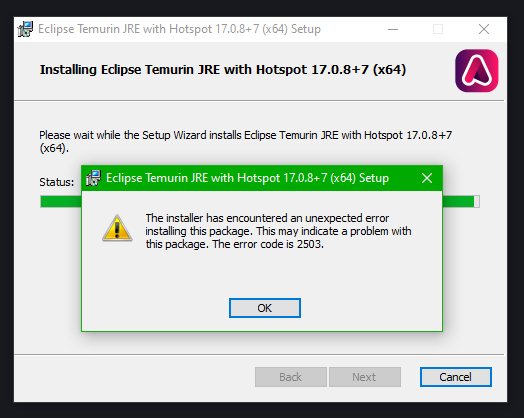 Cannot install Adoptium · Issue #866 · adoptium/adoptium-support · GitHub